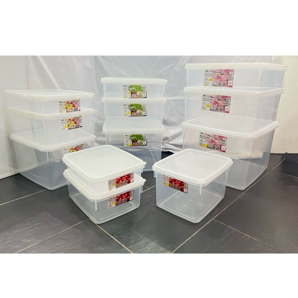 {NEW ARRIVAL} MITICO Airtight / Freezer Rectangle Container | Shopee ...