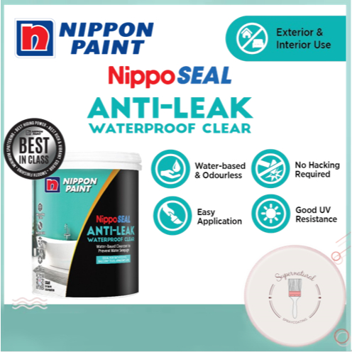 Nippon Paint ANTI-LEAK Waterproof Clear NippoSEAL 1KG | Water-Based ...