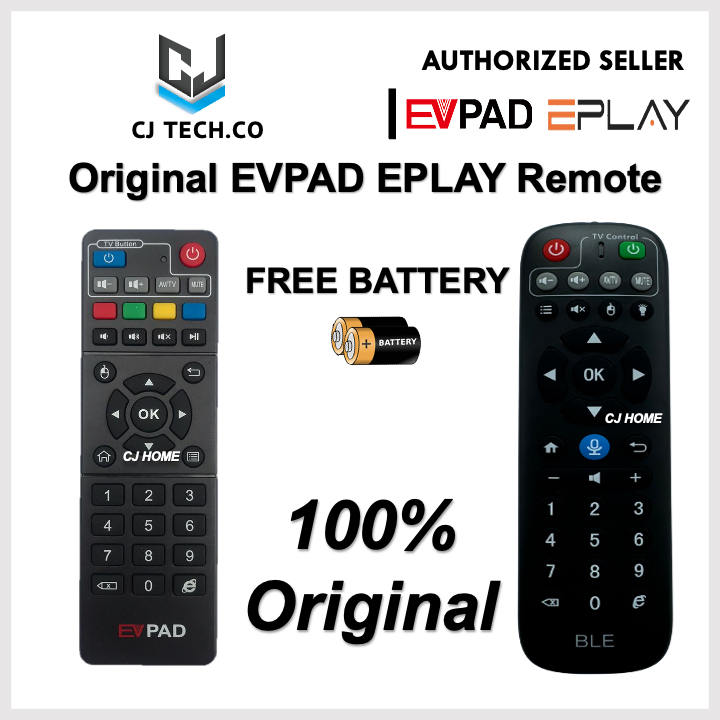 EVPAD Remote Control Original For MODEL 10P 10S 6P 5X 5P 5S TVBOX ...