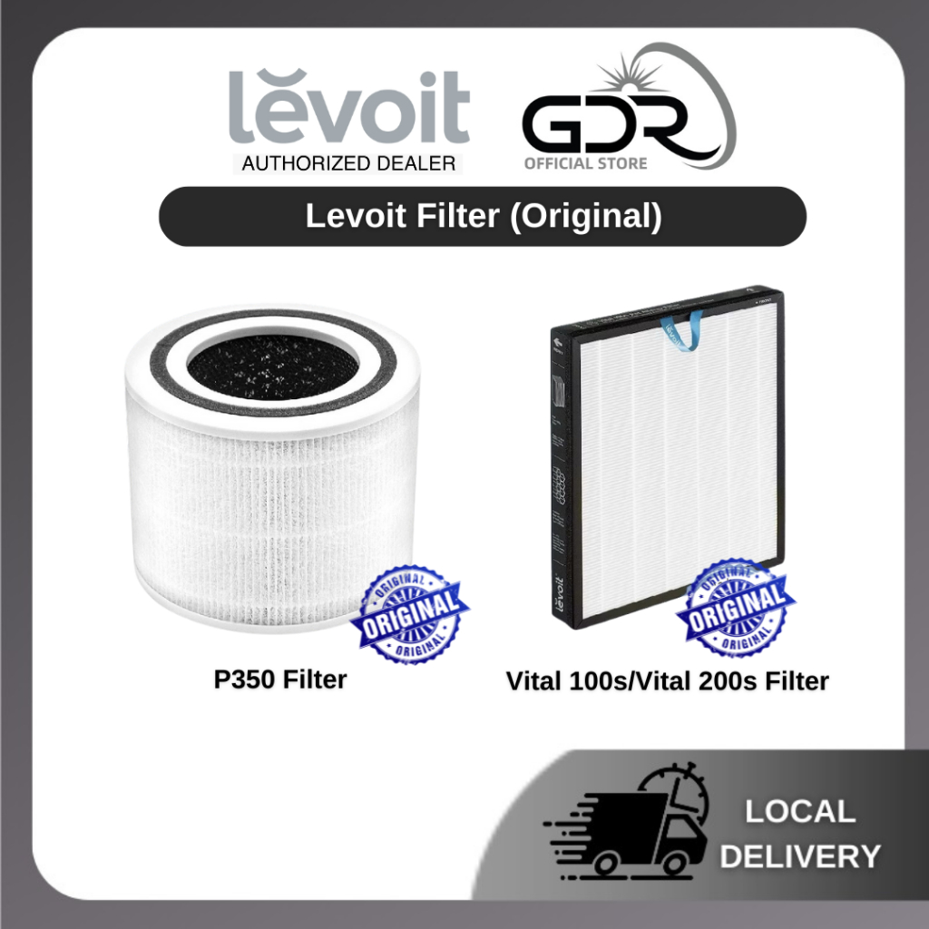 Levoit Core P350/Vital 100s/Vital 200s Air Purifier Replacement Filter ...