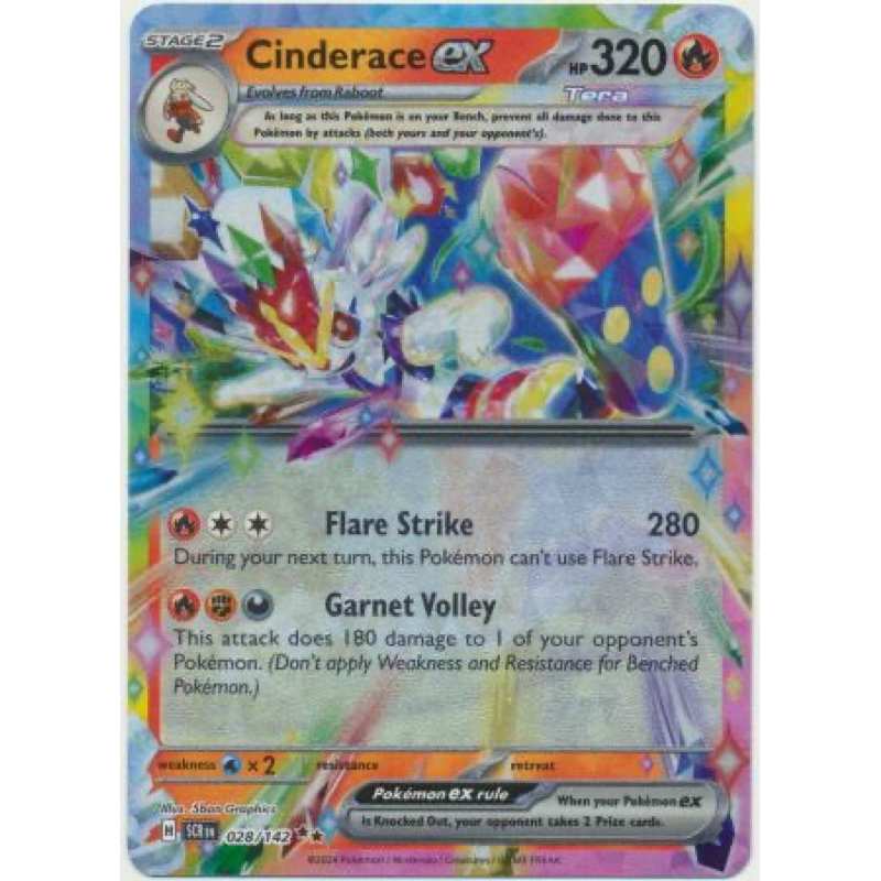 Pokémon TCG Cinderace ex 028/142 Ultra Rare | Shopee Malaysia
