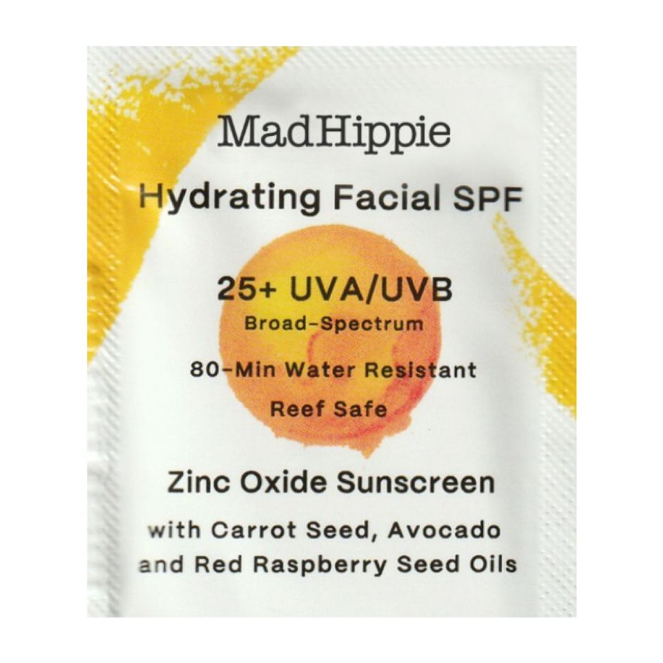 Mad Hippie Hydrating Facial Sunscreen SPF 25+ Broad Spectrum (3 ml ...