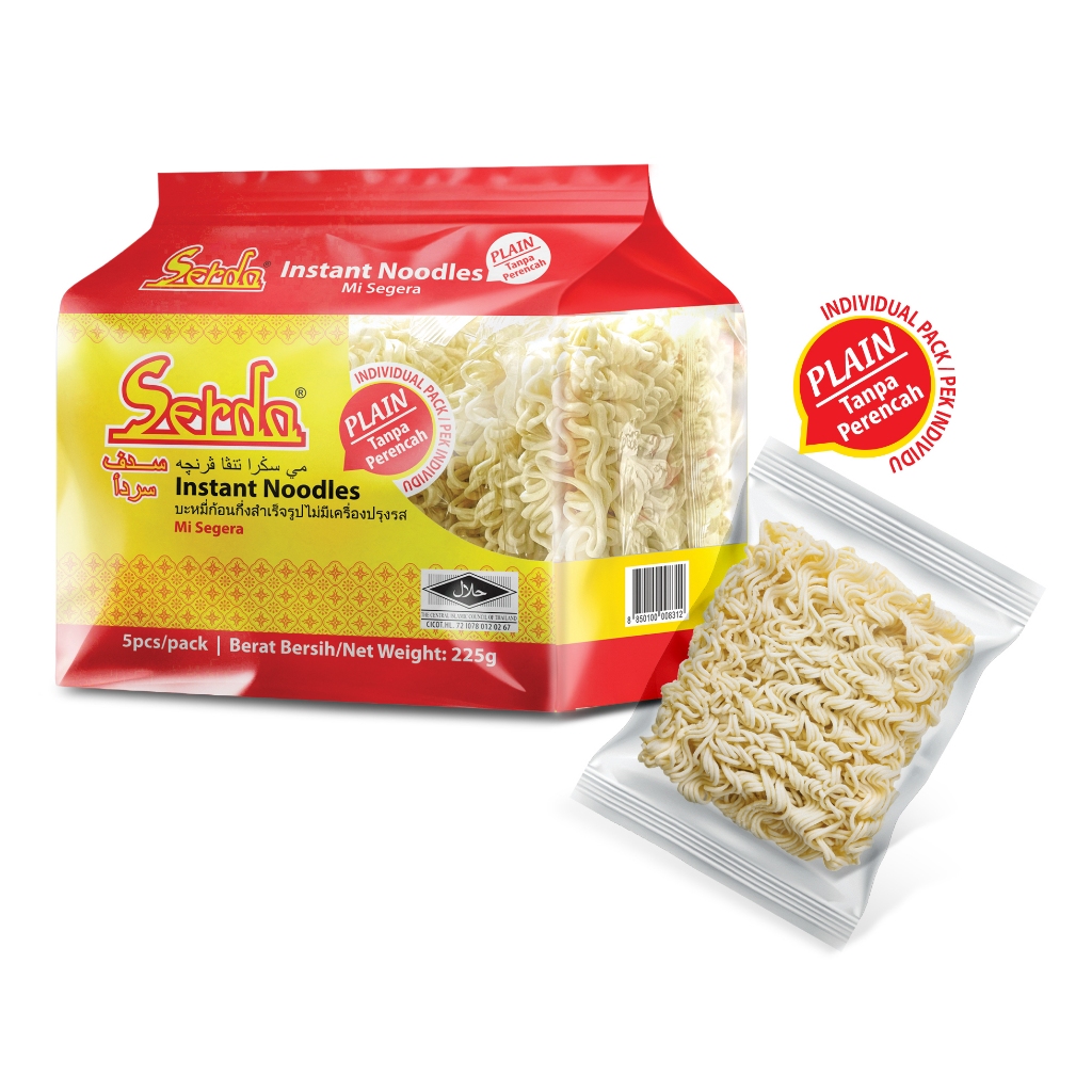 TERBARU!! SERDA Instant Noodles - Plain | Mi kosong Tanpa Perencah ...