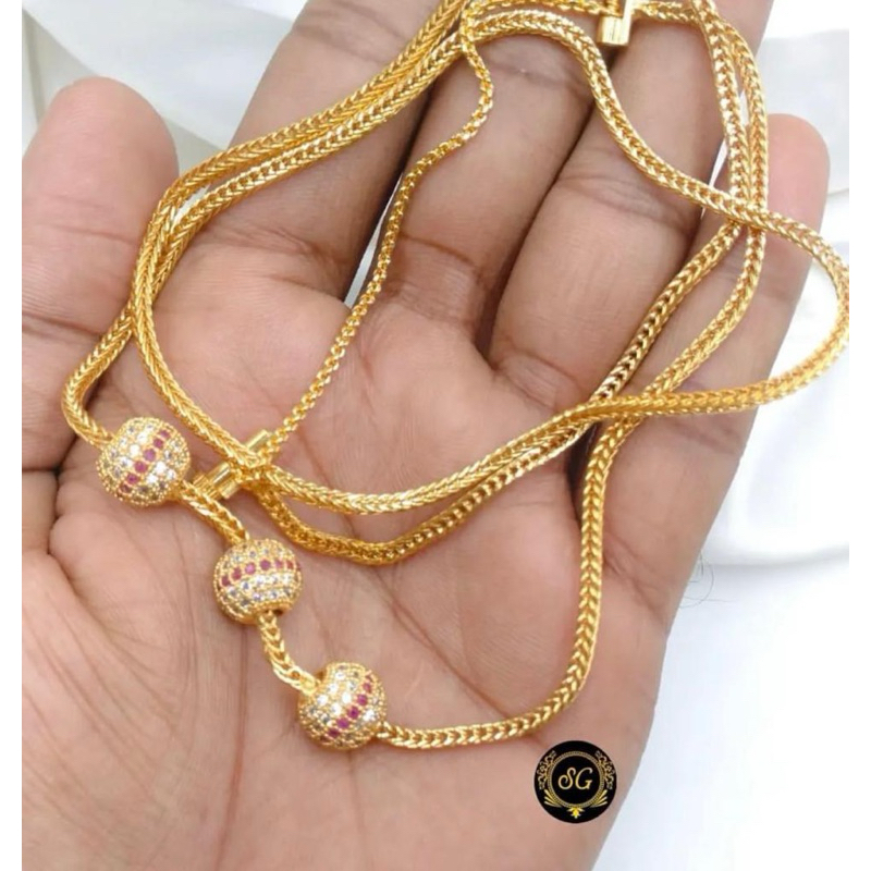 Ready stock impon daily wear thali chain 30” inch | Shopee Malaysia