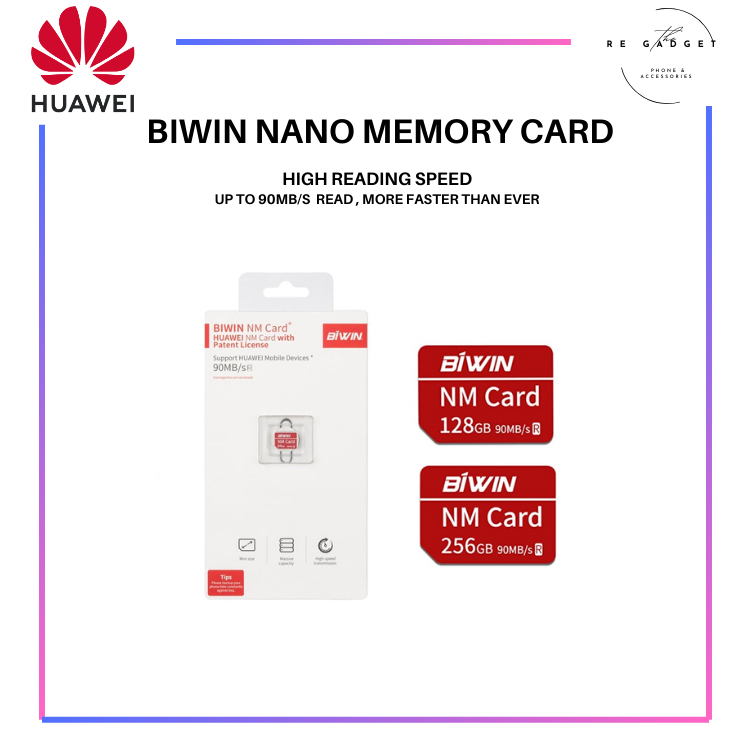 HUAWEI BIWIN NANO MEMORY CARD 128GB/256GB | Shopee Malaysia