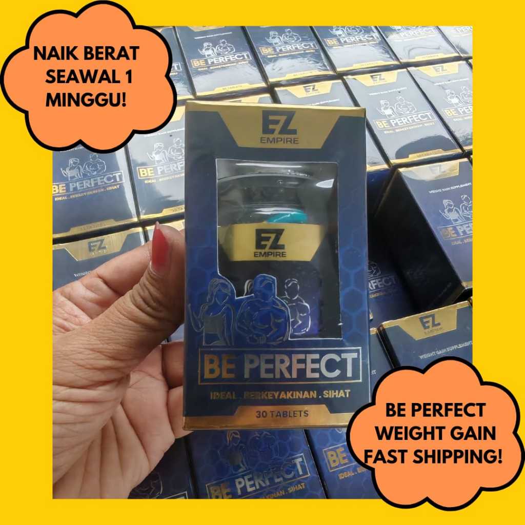 BE PERFECT WEIGHT GAIN UBAT GEMUK VITAMIN GEMUK LULUS KKM | Shopee Malaysia