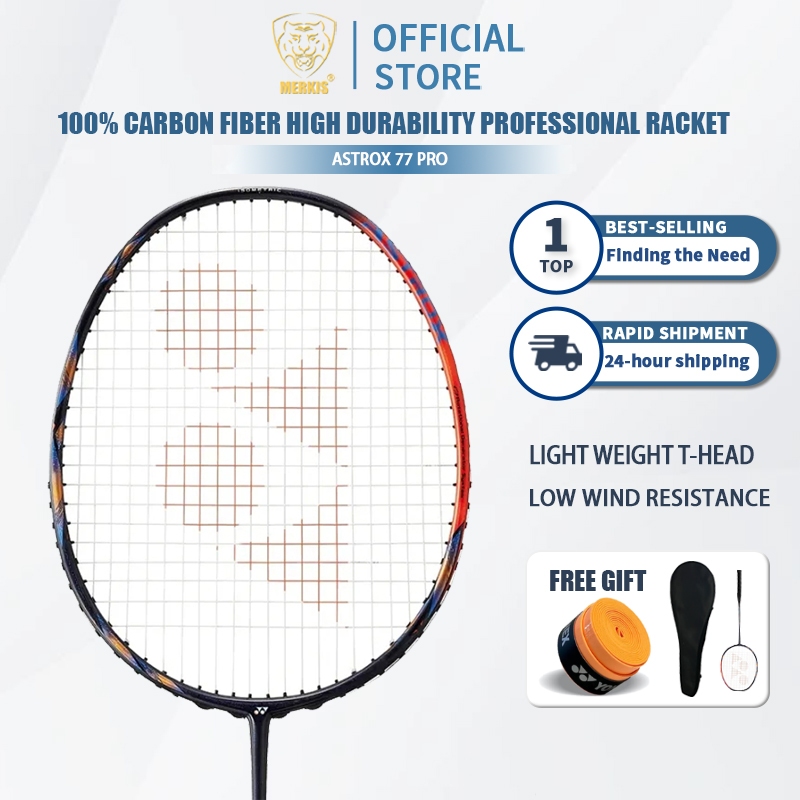 YONEX ASTROX 77 PRO High Orange Badminton Racket Full Carbon Single 4U ...