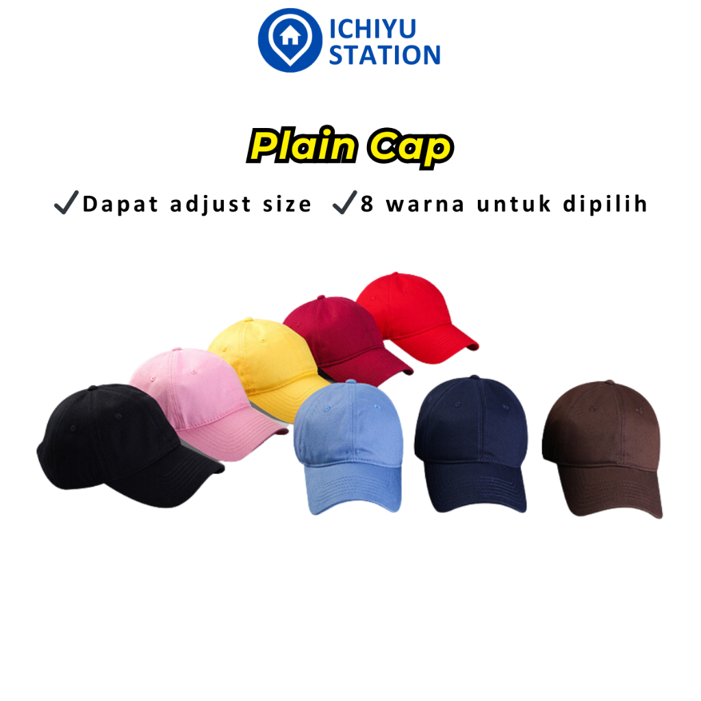 Topi Budak Topi Sukan Plain Baseball Cap Basic Unisex Hat #69 | Shopee ...