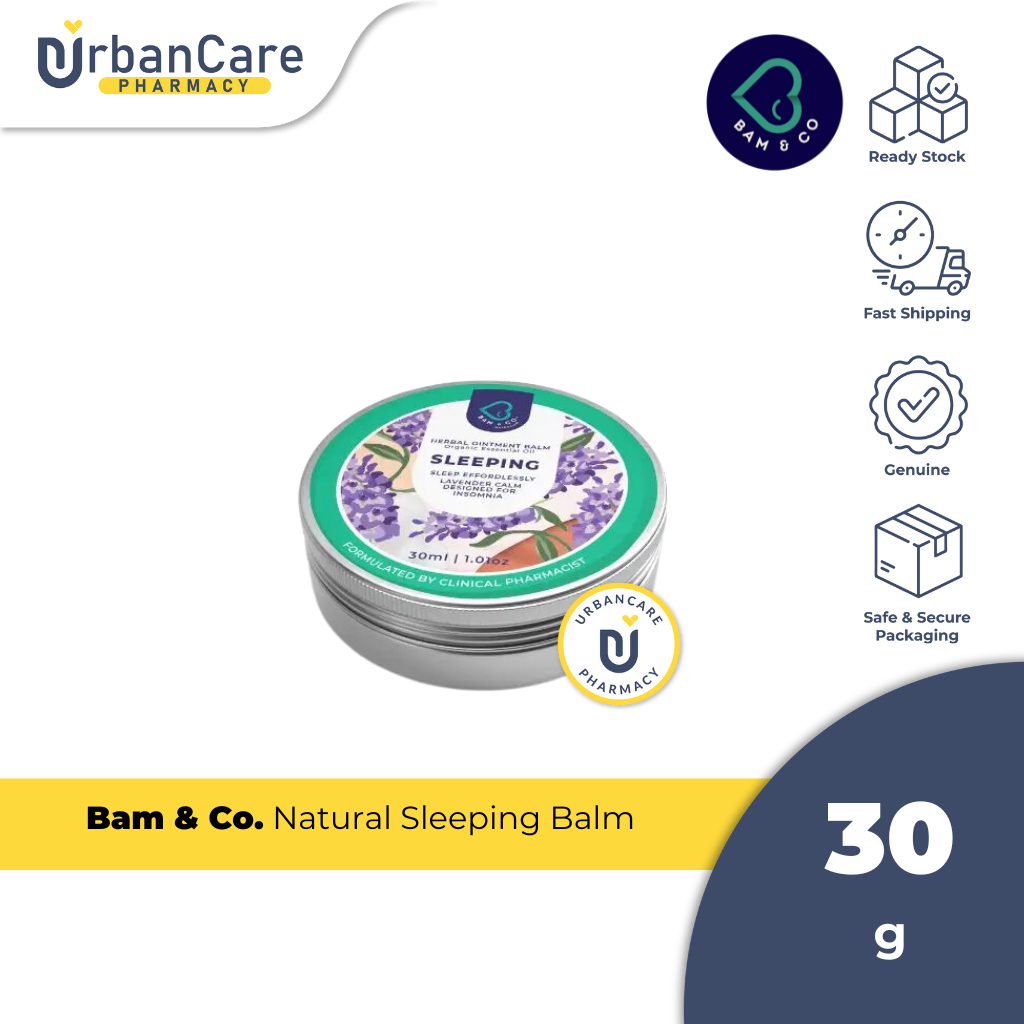 Bam & Co. Natural Sleeping Balm 30g | Shopee Malaysia