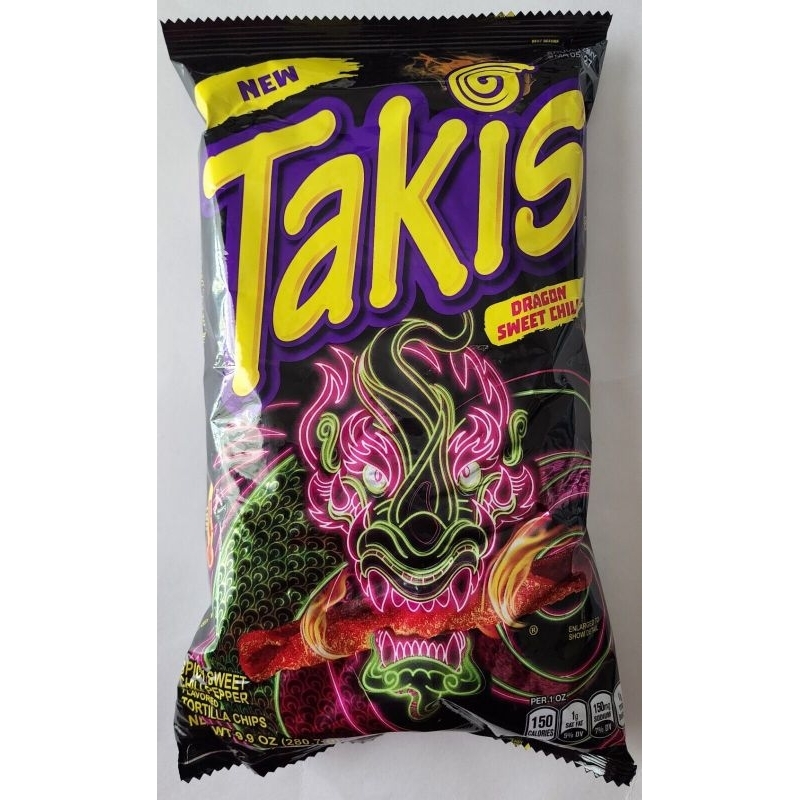 Takis dragon sweet chili tortilla chips 9.9oz | Shopee Malaysia