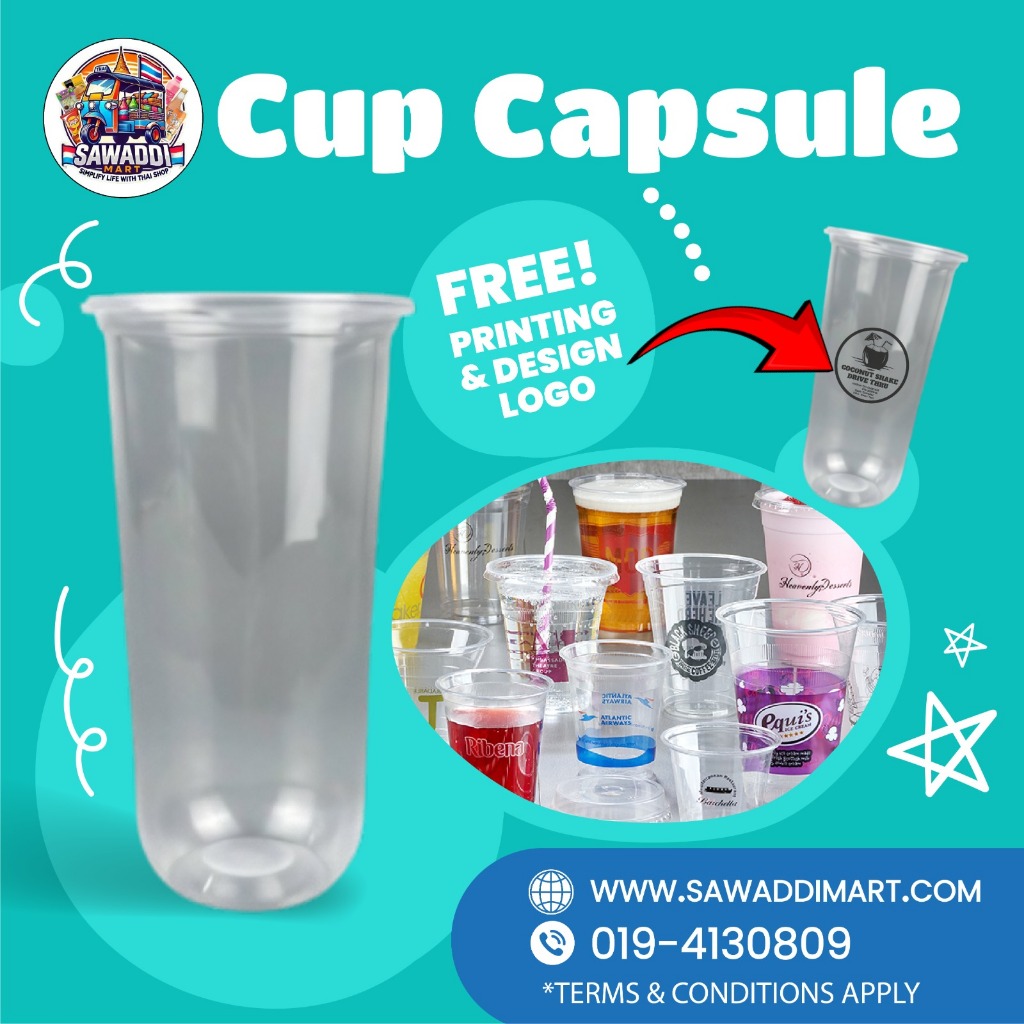 CUP CAPSULE WITH LID(50 PCS) | Shopee Malaysia