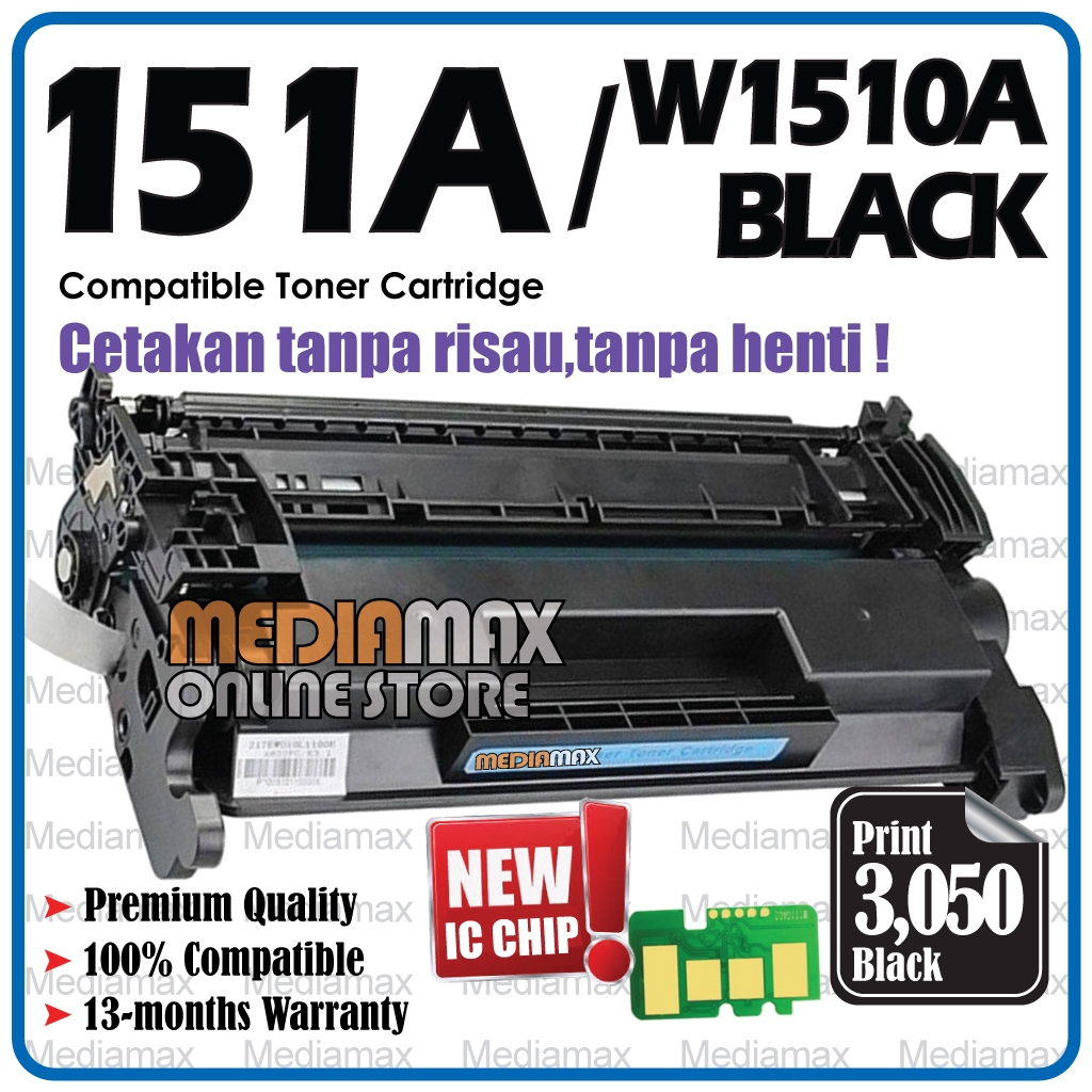 Compatible to HP 151A W1510A W1510X HP151A Laserjet Pro M4003dn M4003dw ...