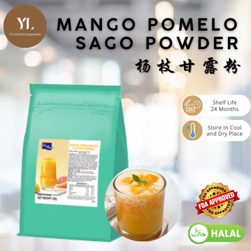[Flago] 1kg Mango Pomelo Sago Powder Juice Drinks Smoothie Beverage ...