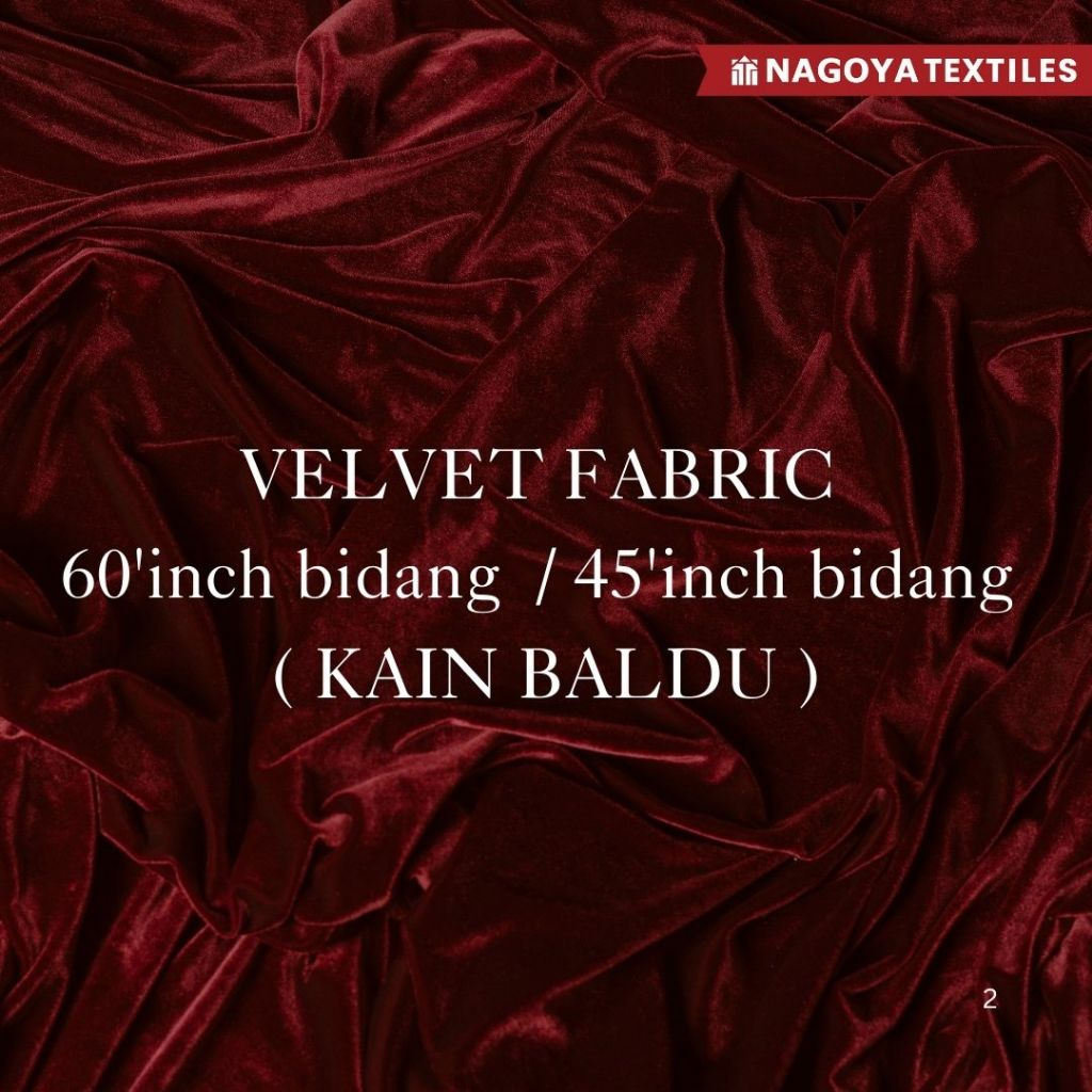 Kain Baldu / Velvet Nagoya Textiles (KBNWC) | Shopee Malaysia