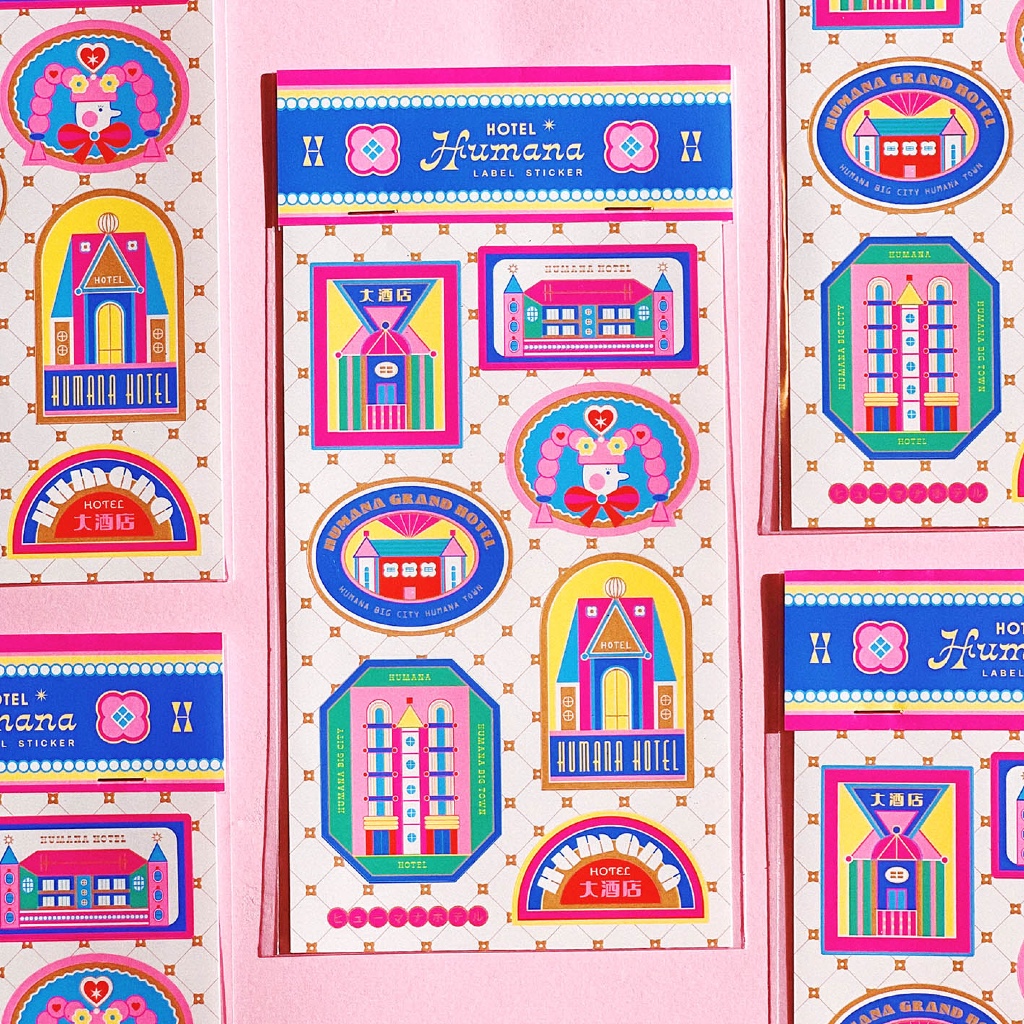 Humana | Sticker | Humana Hotel | Shopee Malaysia