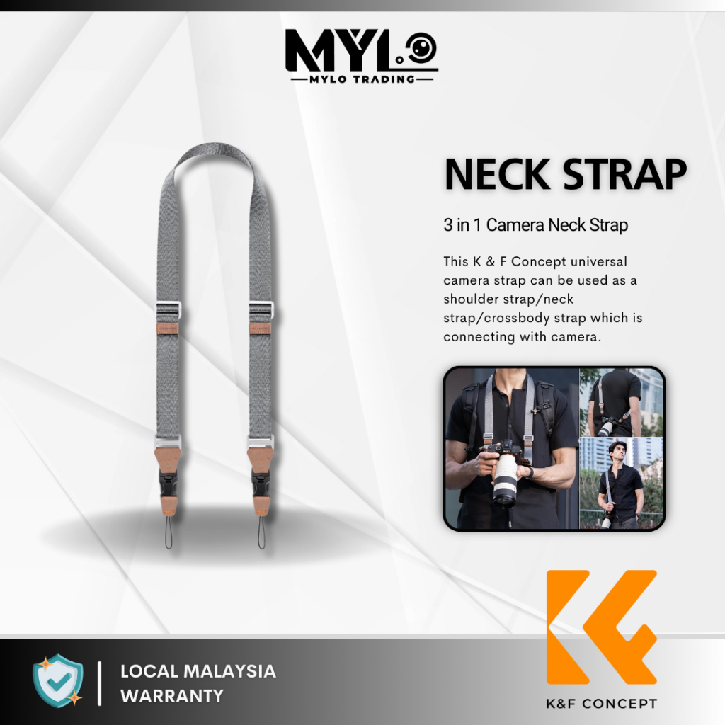 K&F Concept Camera Neck Strap with Quick Release for Nikon Canon Sony ...