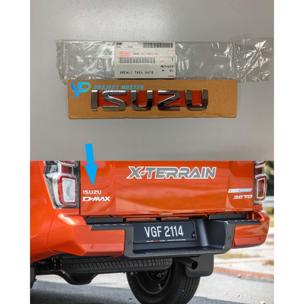 ORIGINAL ISUZU D-MAX DMAX 2021 - 2024 REAR BONNET TAIL GATE ISUZU ...