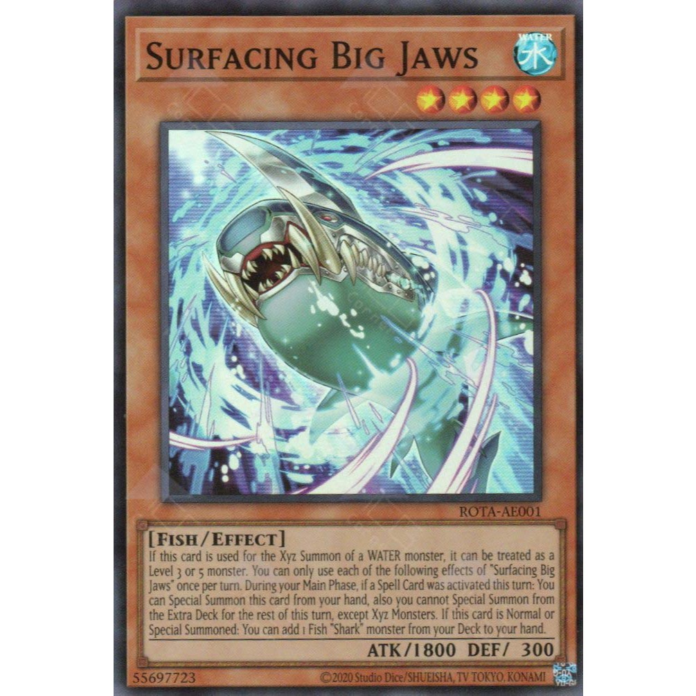 YUGIOH Rota-AE001 Surfacing Big Jaws | Shopee Malaysia