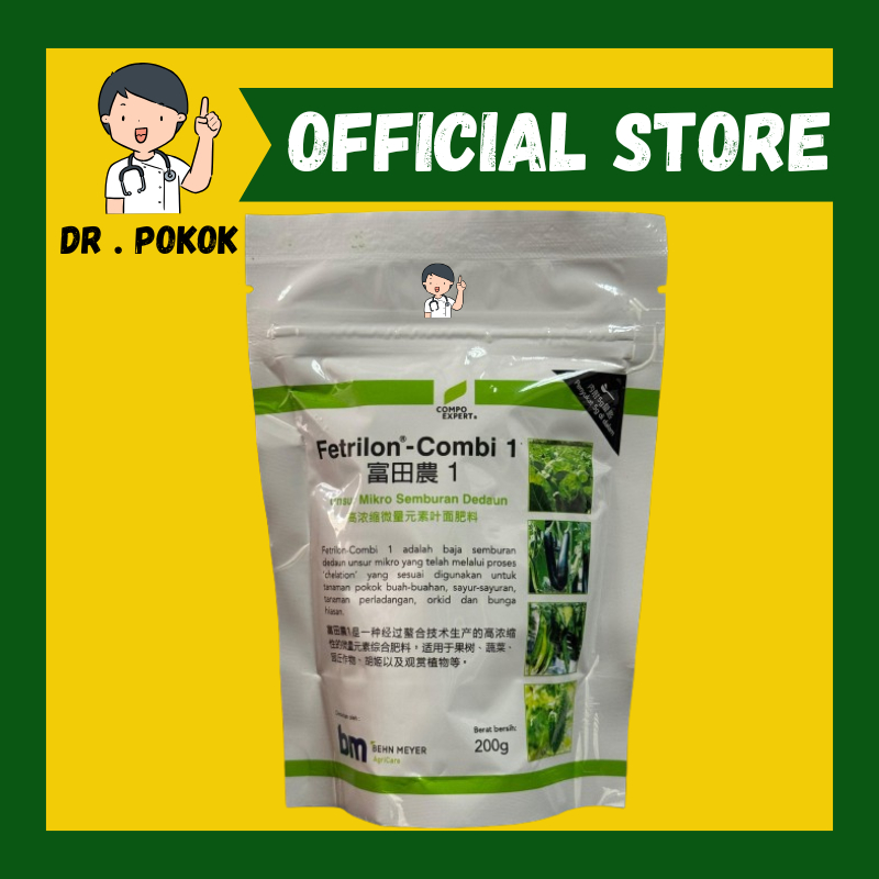 [ORIGINAL] 200G FETRILON COMBI 1 Baja Deduan Subur Tanaman Semburan ...