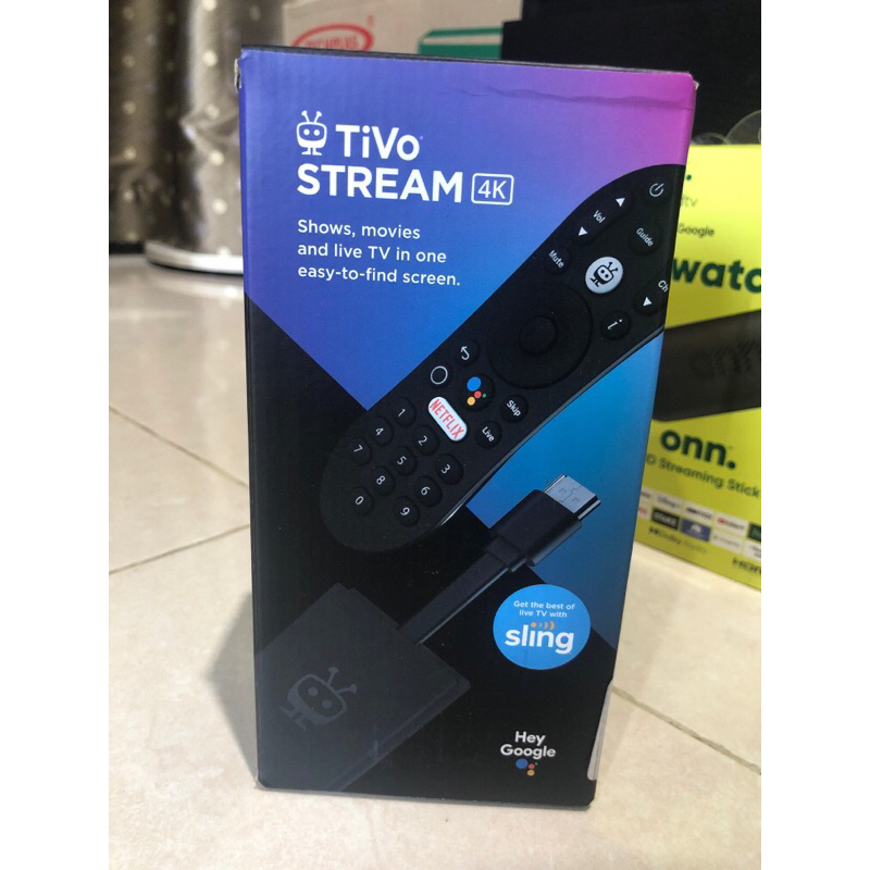 Free Universal Adaptor New Sealed TiVo Stream 4K Android Box | Shopee Malaysia