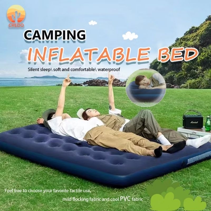 Ready Stock 💥 NEW Air Mattress Self Pump Mattress Outdoor Inflatable ...