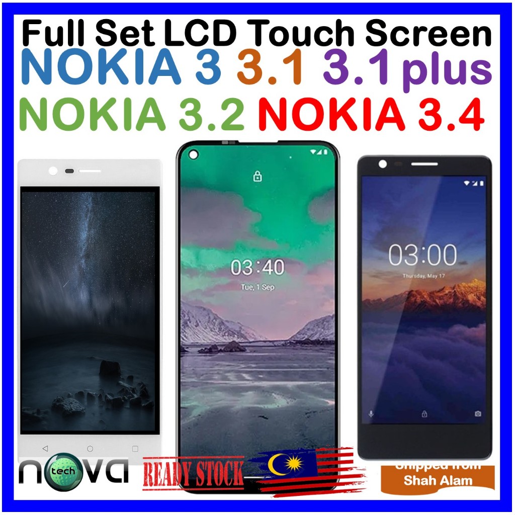Grade A+ Full Set LCD Touch Screen Fit For NOKIA 3 / NOKIA 3.1 / NOKIA 3.1 Plus 3.1+ / NOKIA 3.2 ...