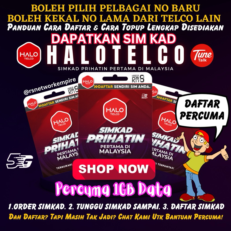 🔥 𝗦𝗜𝗠𝗞𝗔𝗗 𝗨𝗡𝗟𝗜𝗠𝗜𝗧𝗘𝗗 𝗛𝗢𝗧𝗦𝗣𝗢𝗧🔥 Halotelco 5G/4G Tunetalk High-Speed ...