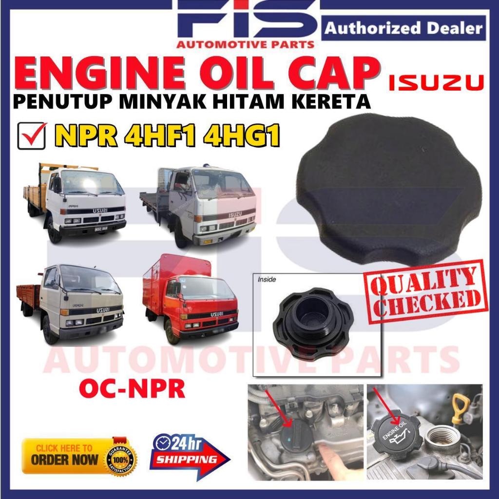 FIS Engine Oil Cap Isuzu NPR 4HF1 4HG1 Penutup Minyak Hitam Kereta ...