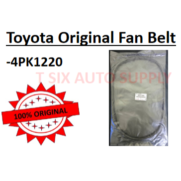 [Original] 4PK1220 Vios NCP93 Fan Belt 90916-T2028 | Shopee Malaysia