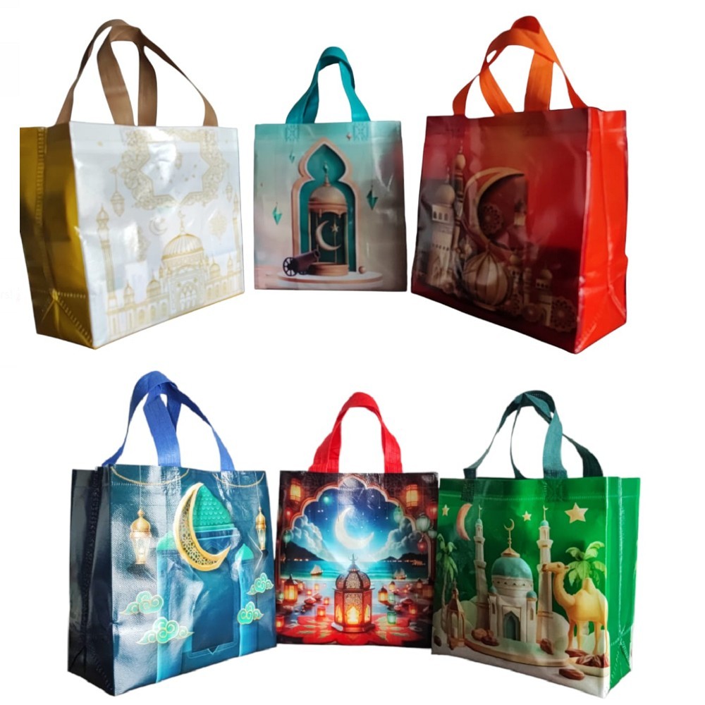 Muslim Tote Bag Hari Raya Ramadan Gift Bag Canvas bag Islamic Arabic ...