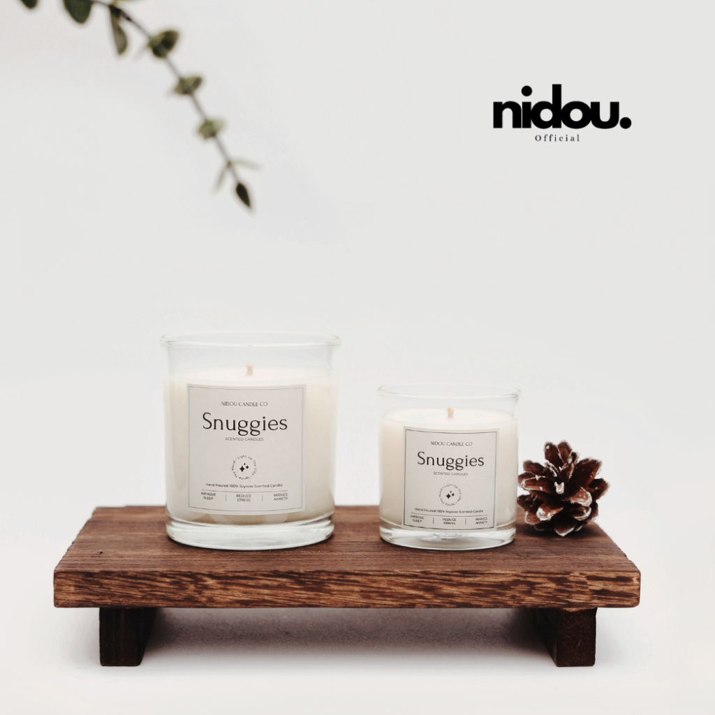 Nidou Candle Co Snuggies 85/190g Premium Hand Poured Scented Candle ...