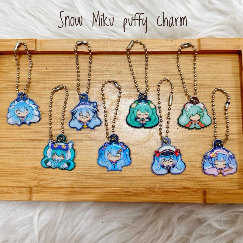 Snow Miku 2.5cm Puffy keychain gacha pack | Shopee Malaysia