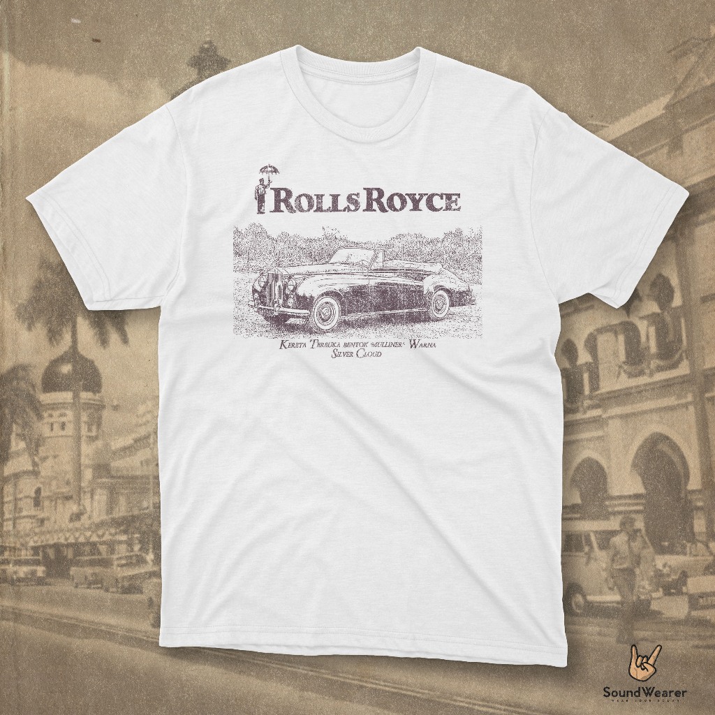 [Malaysia Classic Edition] Rolls Royce Car Brand Tshirt | Shopee Malaysia