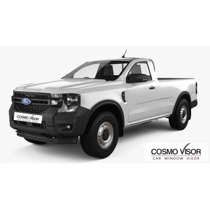 Ford Ranger 2022 2023 2024 ( Single Cab 2 Door ) Door Visor / Window ...