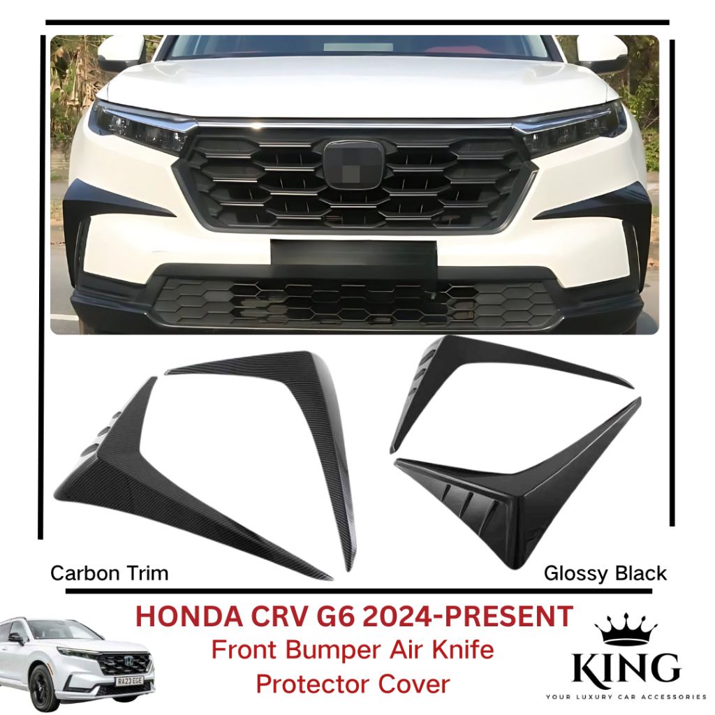 Honda CR-V 6th Gen 2024-Present Front Bumper Air Knife Protector Cover ...