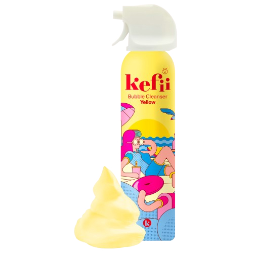 Original Kefii Bubble Cleanser – Yellow 200ml | Shopee Malaysia