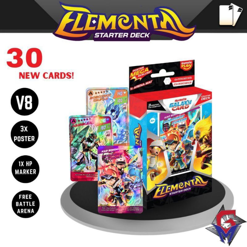 MONSTA GALAXY CARD : STARTER DECK V8 ELEMENTARIA (NEW) | Shopee Malaysia