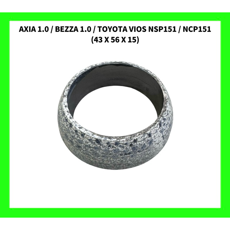 PERODUA AXIA 1.0 / BEZZA 1.0 / TOYOTA VIOS NSP151 / NCP151 EXHAUST PIPE ...