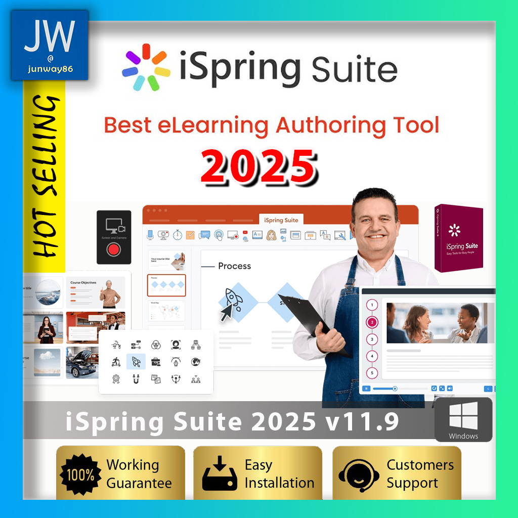 iSpring Suite 2025 v11.9 l Latest Updated Version l Windows Version ...