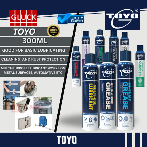 TOYO-G GREASE MULTI PURPOSE OUTDOOR LUBRICANT (HI-TEMP / WHITE LITHIUM / MULTI-USE) 300ML ...