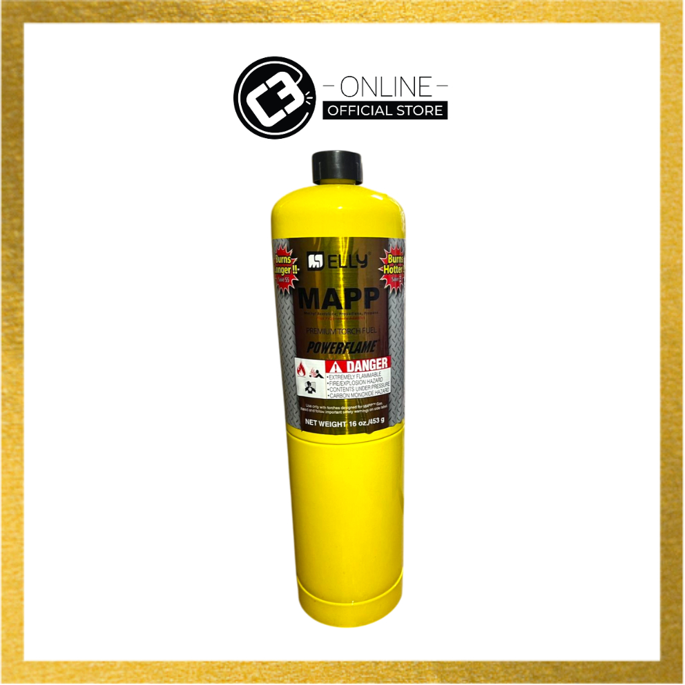 Mapp Pro Gas cylinder for welding gun welding torch mapp gas 16oz/453.6g | Shopee Malaysia