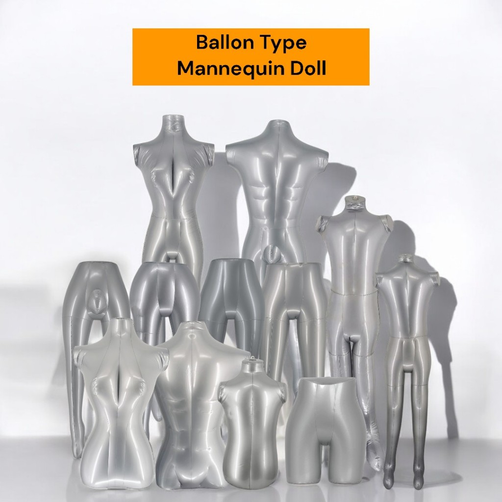 Balloon Type Torso Plastic Display Balloon Mannequin Display | Shopee ...