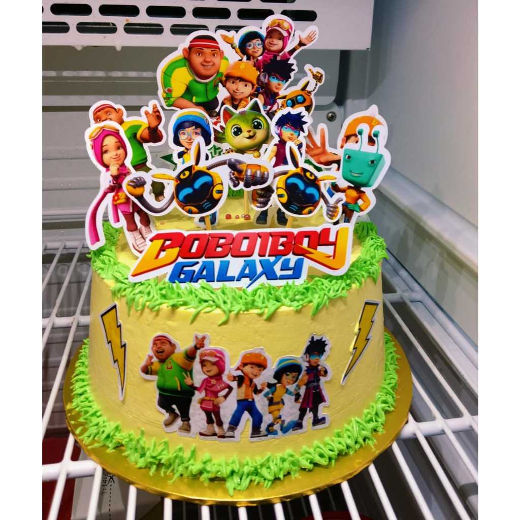 Boboiboy Theme Cake Topper 230gsm Paper Cute Design | Shopee Malaysia