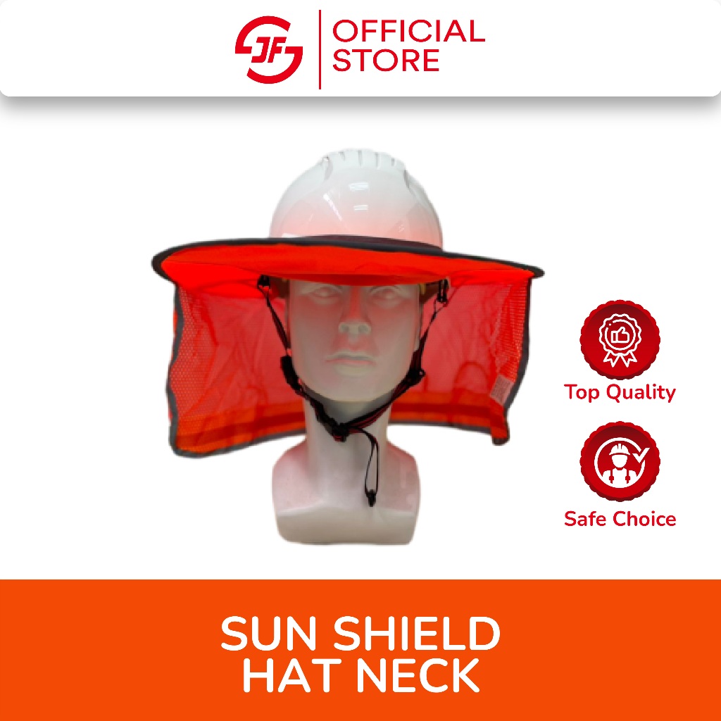 Sun Shield Hat Neck For Helmet Sun Shade Reflective Strip Uv Protection ...