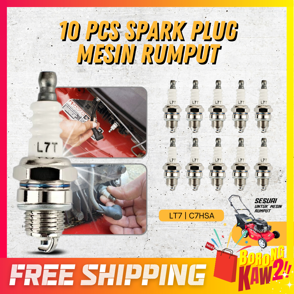 Pemotong Mesin Rumput Spark Plug For Lawn Mower Grass Cutter Brush ...