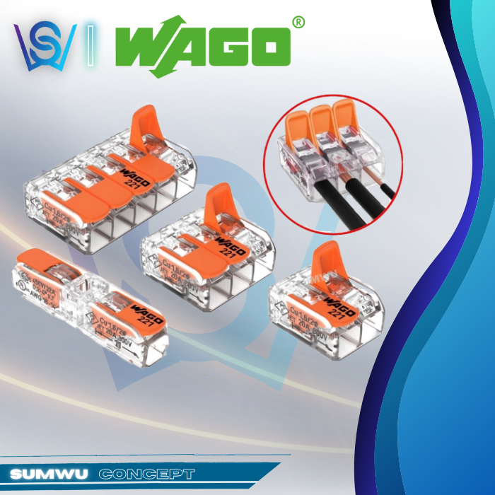 WAGO 221-412 | 413 | 415 | 612 | 613 | 615 Conductor Compact Splicing ...