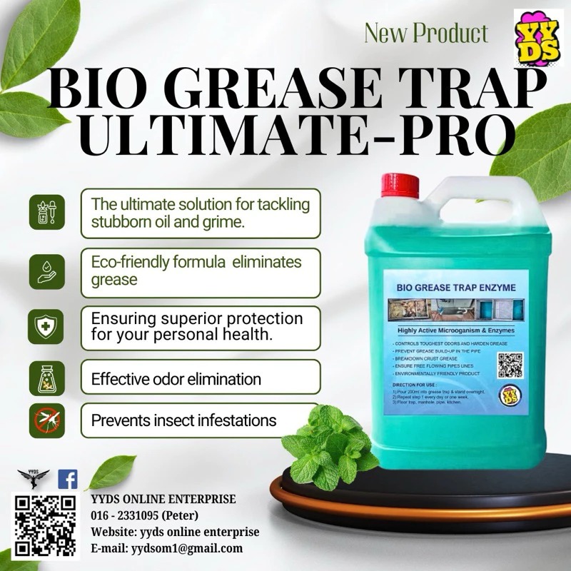 Bio Grease Trap Enzyme （Ultimate-Pro）janji berfungsi | Shopee Malaysia