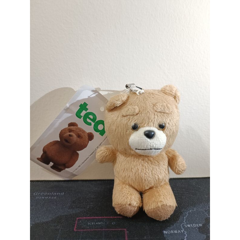 Original TED teddy bear Plush Stuffed Doll Soft Toy Keychain Authentic ...