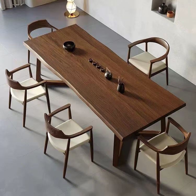 Solid Wood Table Meja Makan Komputer Dinner Table Meja High Quality A ...
