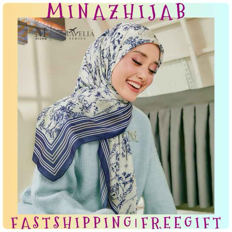 MINAZ HIJAB TRAVELIA AUTUMN SAFIYAA AURORA SERIES | Shopee Malaysia